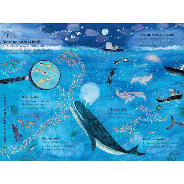 The Big Book of the Blue by Yuval Zommer – little kisses