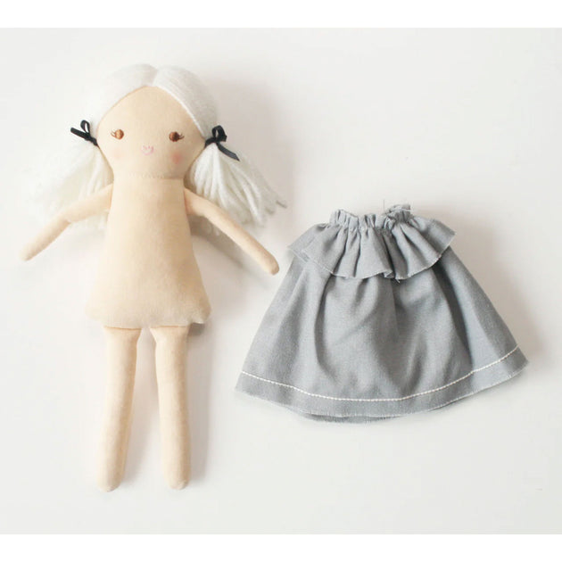 Alimrose Mini Matilda Doll - Grey – little kisses