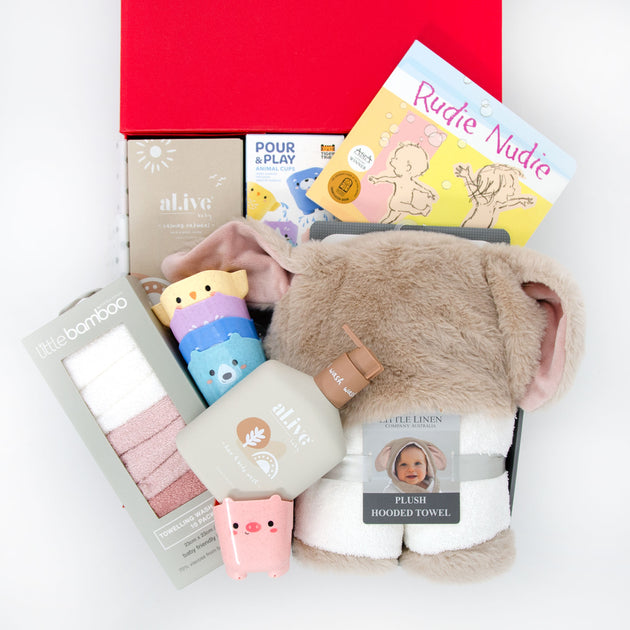 Rub-a-dub-dub Baby Hamper - Bunny – little kisses