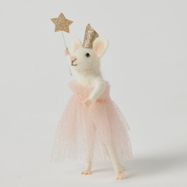 Jiggle & Giggle Lulu Felt Mouse – little kisses